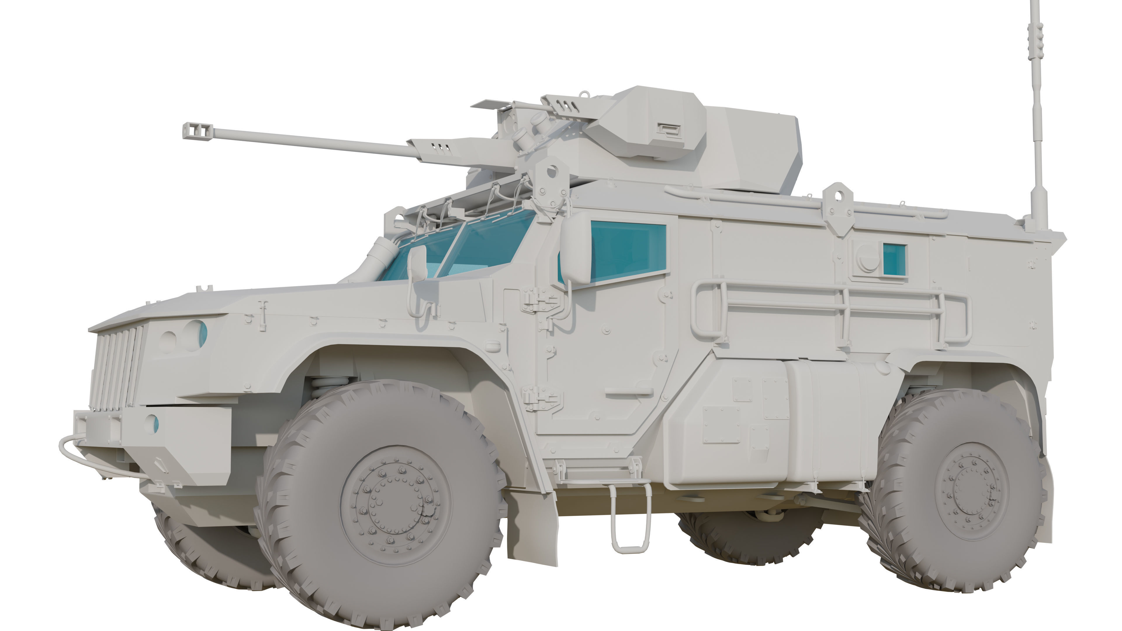 3D model Typhoon VDV Russian Armored Transport With Full Interior VR ...