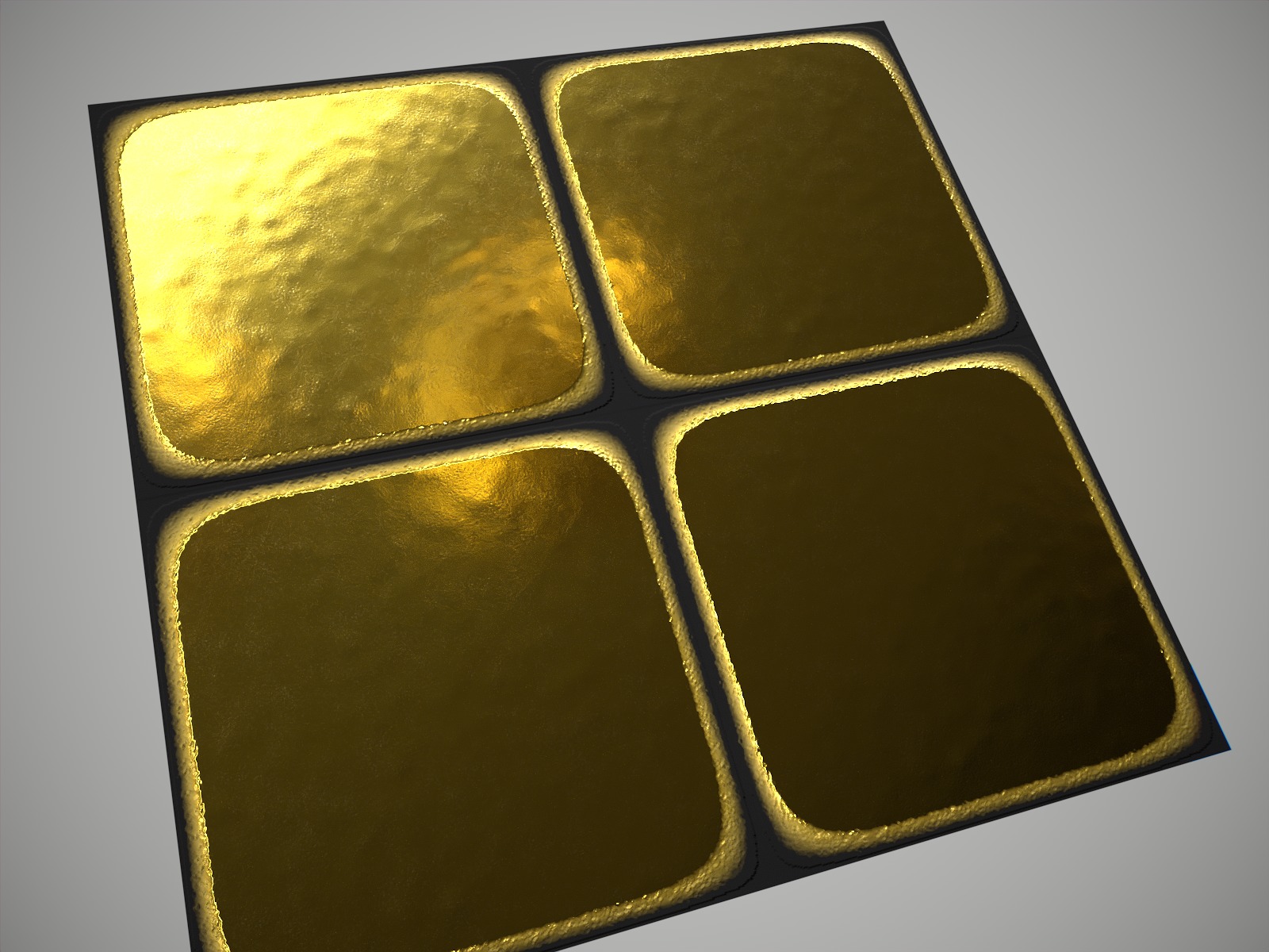 Golden tiled pbr material free Texture | CGTrader