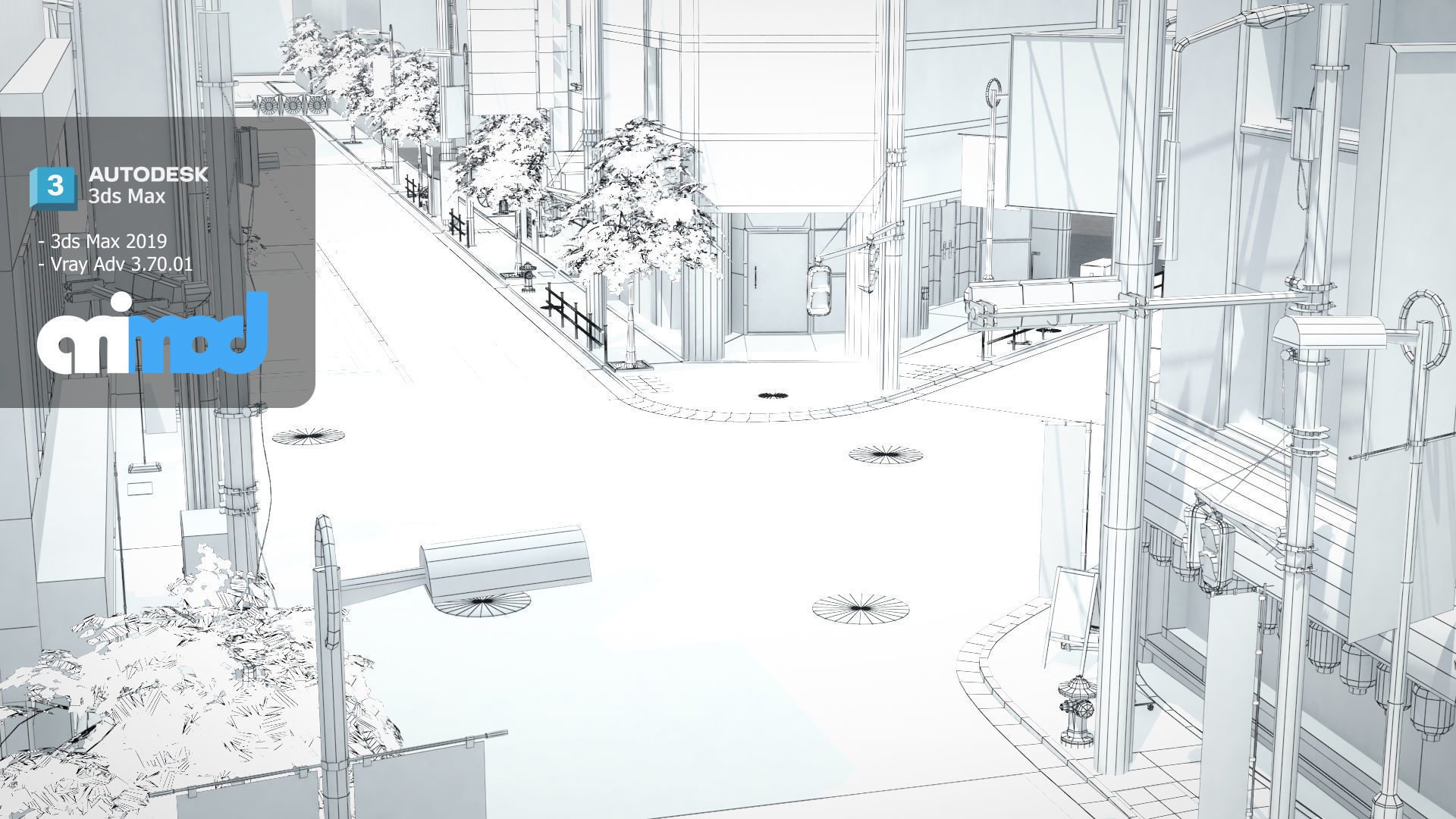 Japanese Streetscape Tokyo 0004 3D model | CGTrader