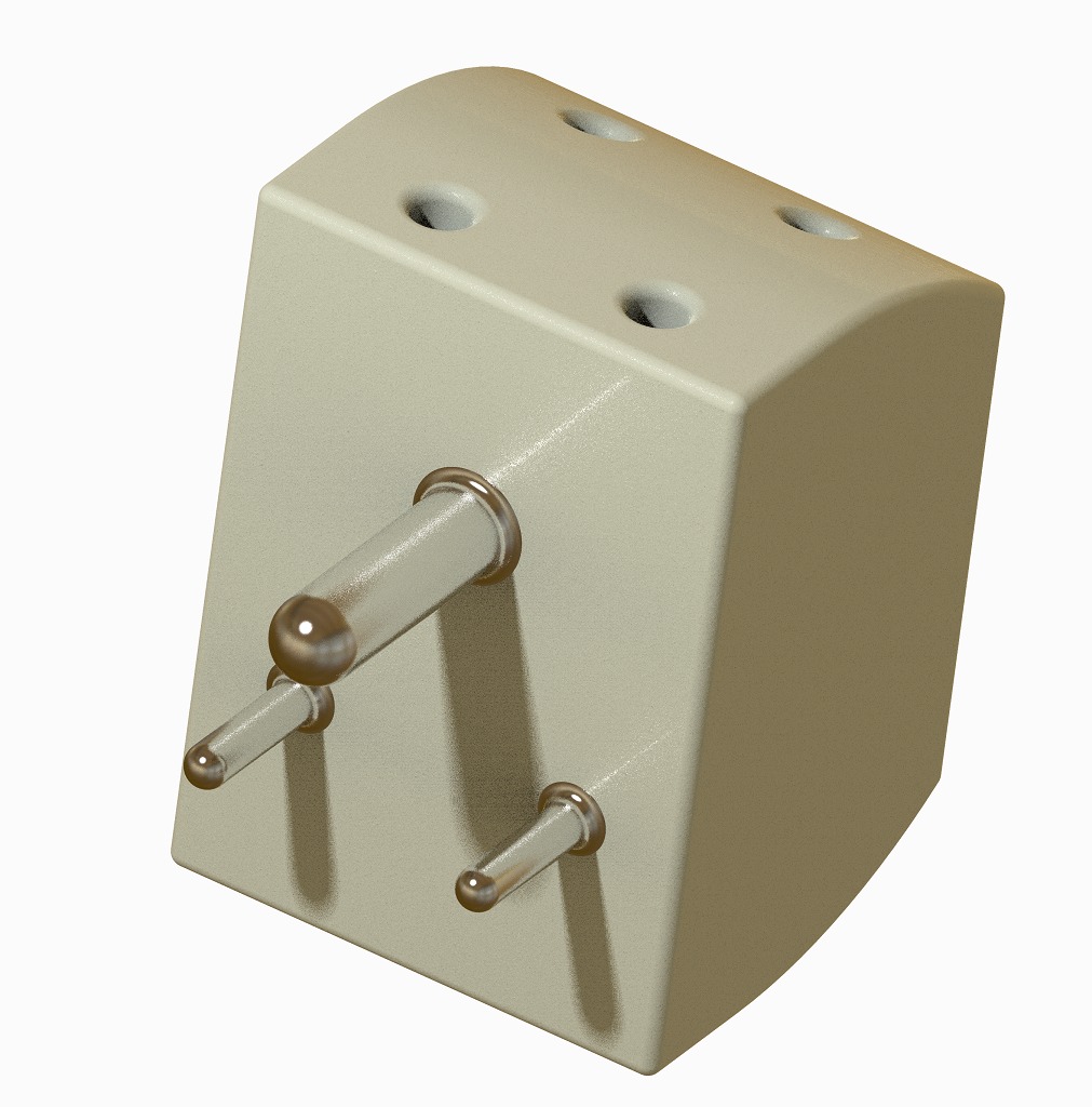 Electrical Plug Socket 3D model 3D printable | CGTrader