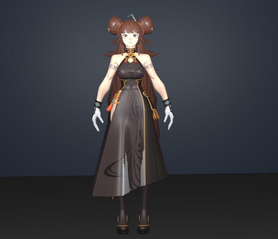 nen master 3D model animated rigged | CGTrader