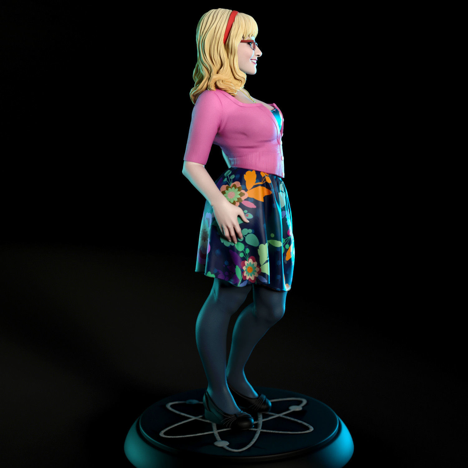 Bernadette from The Big Bang Theory 3D model 3D printable | CGTrader