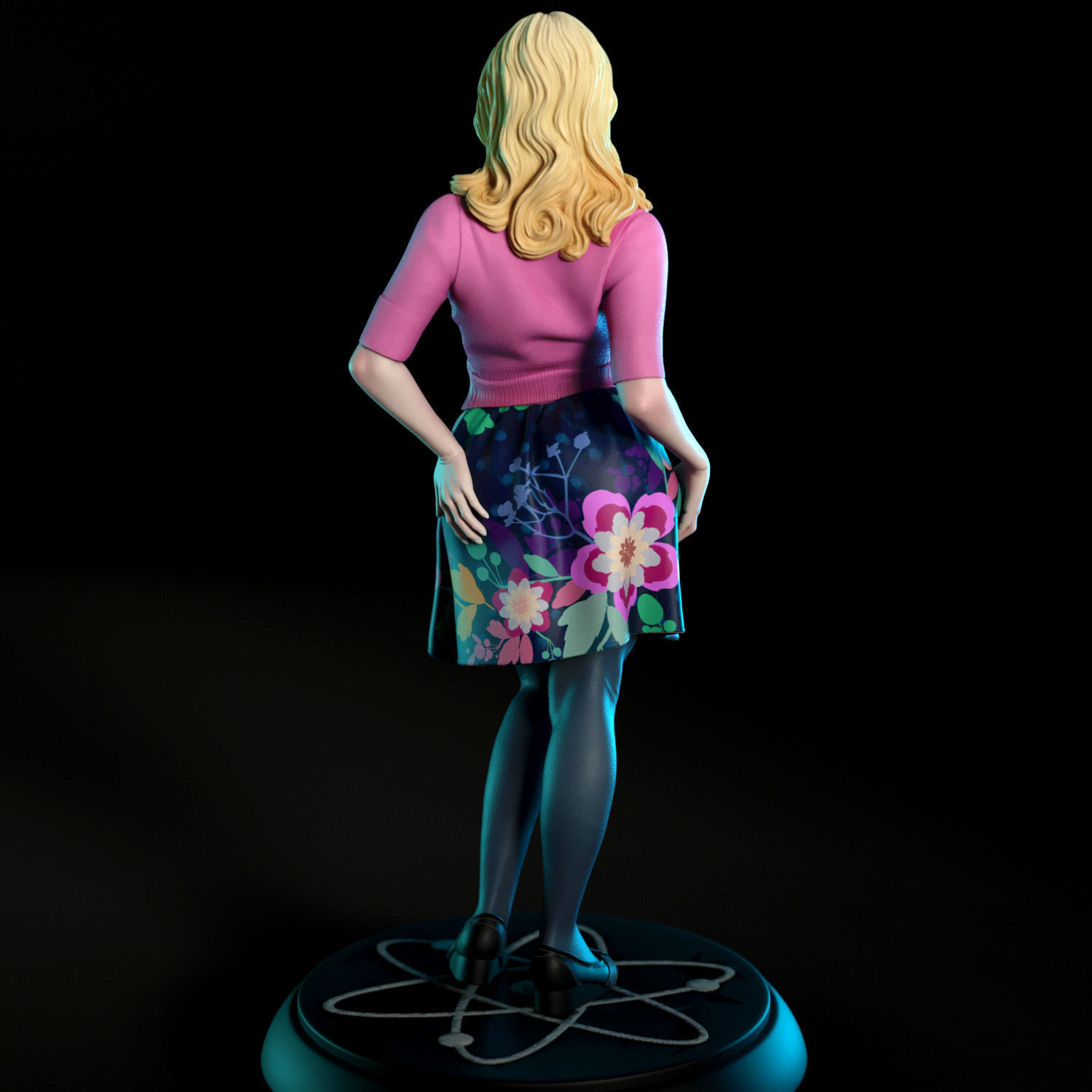 Bernadette from The Big Bang Theory 3D model 3D printable | CGTrader