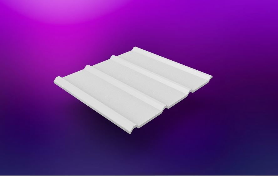 metal roofing panel 3D model 3D printable | CGTrader