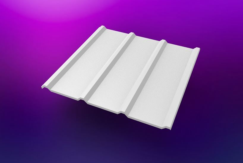 metal roofing panel 3D model 3D printable | CGTrader