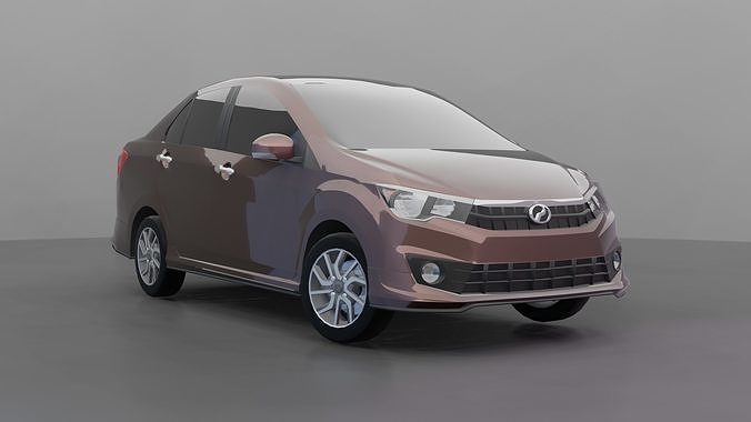 Perodua Bezza D63D 2016 3D model | CGTrader