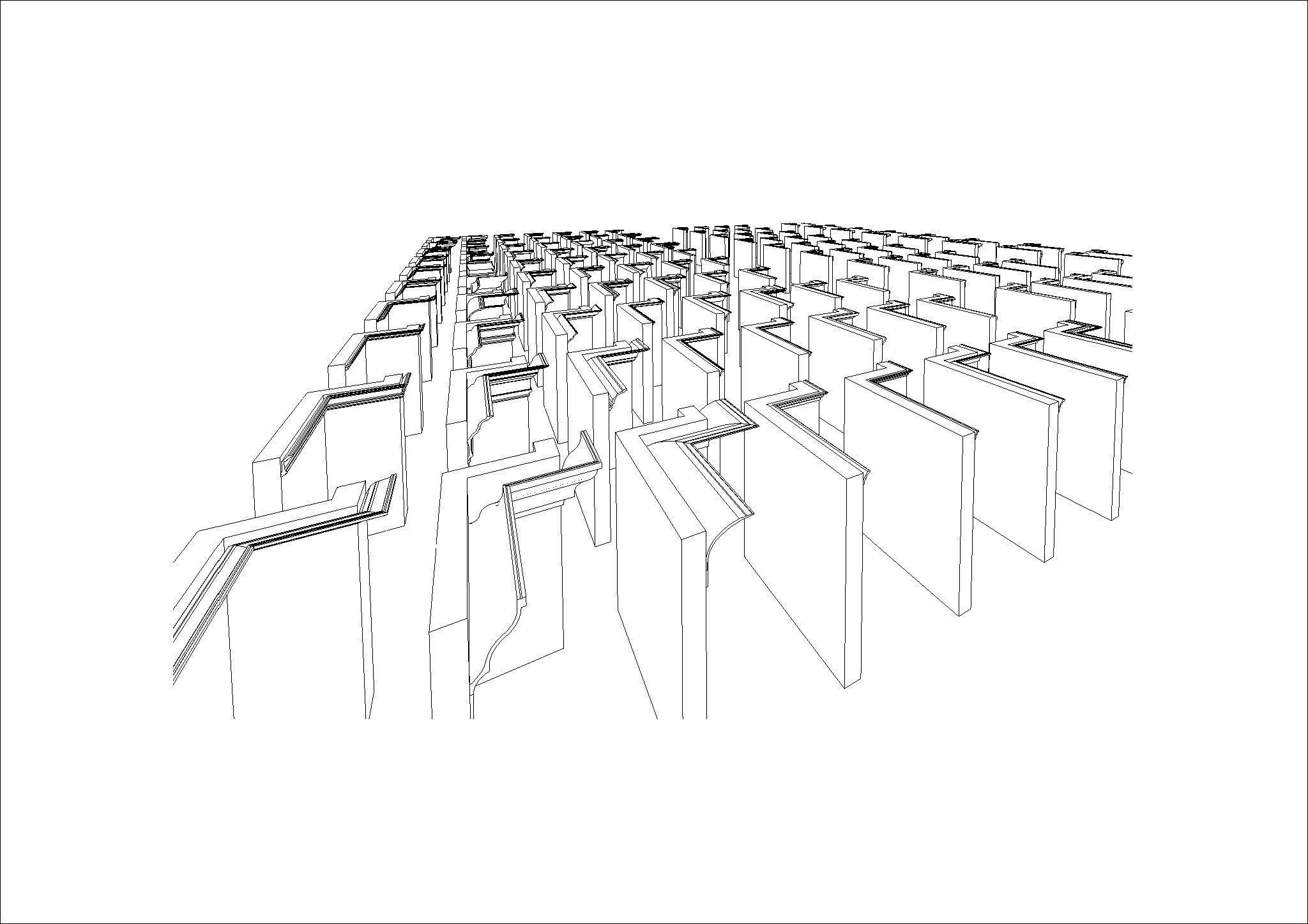 Revit cornices collection historic details 130 profiles 3D model | CGTrader