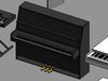 Piano Revit Family Revit 3D model | CGTrader