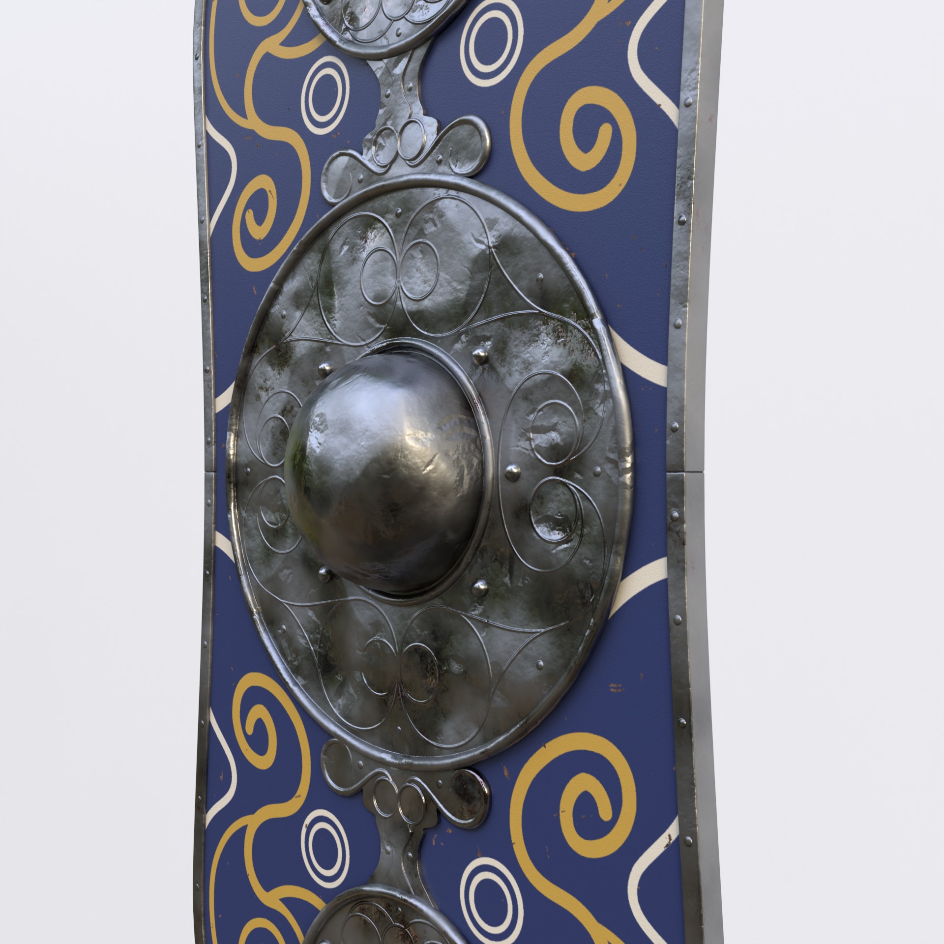 3D model Celtic Weapon Set - Gaseum and Shield VR / AR / low-poly ...