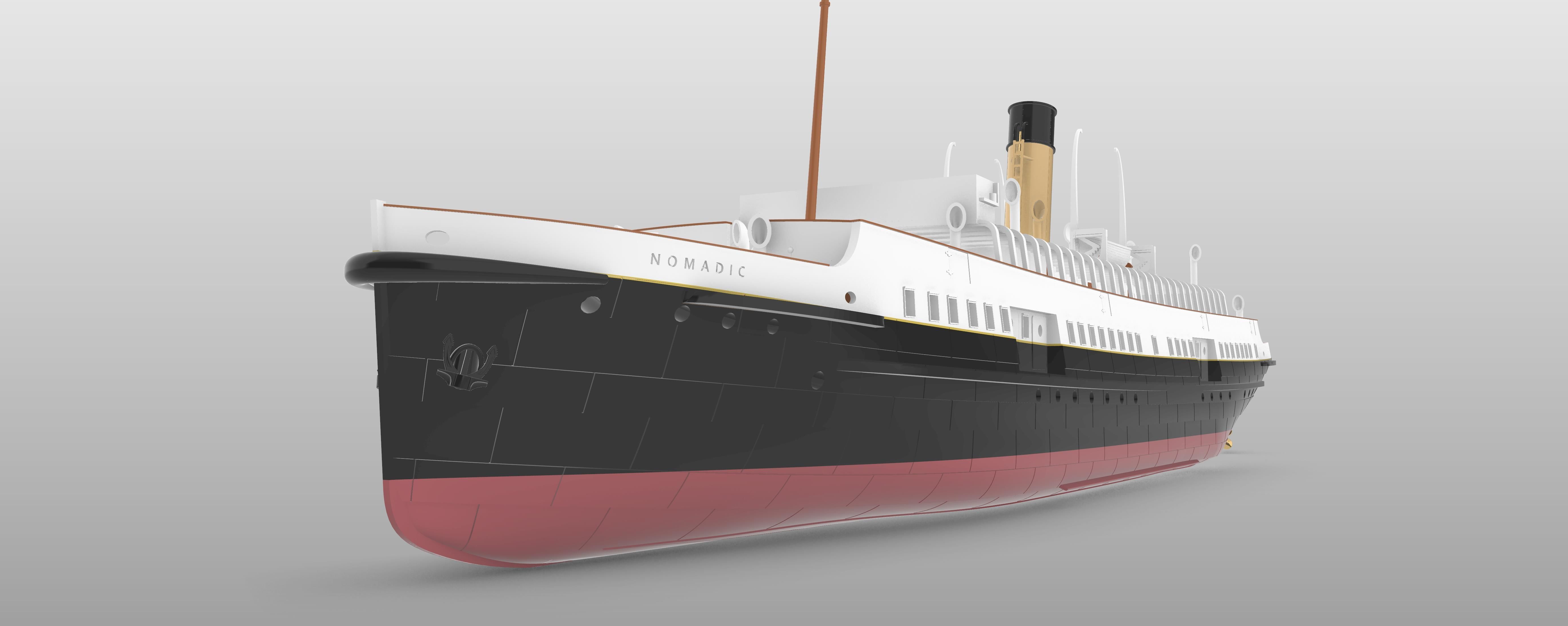 SS NOMADIC 1-200 printable scale model kit 3D model 3D printable | CGTrader