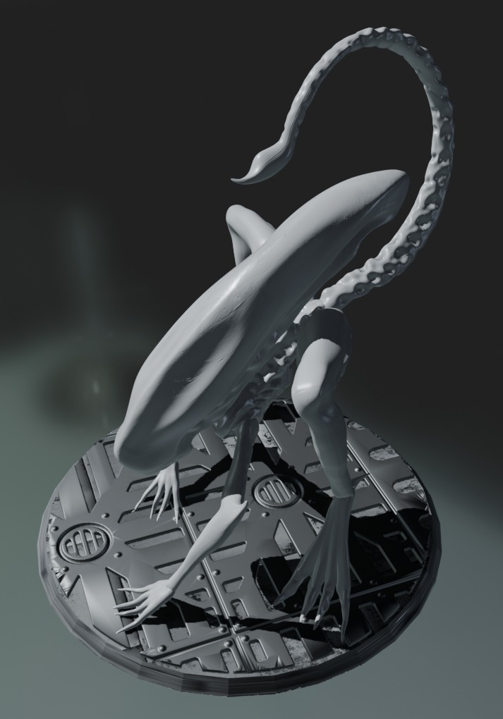 XENOMORPH Alien BABY 3D MODEL FAN ART printable 3D model 3D printable ...