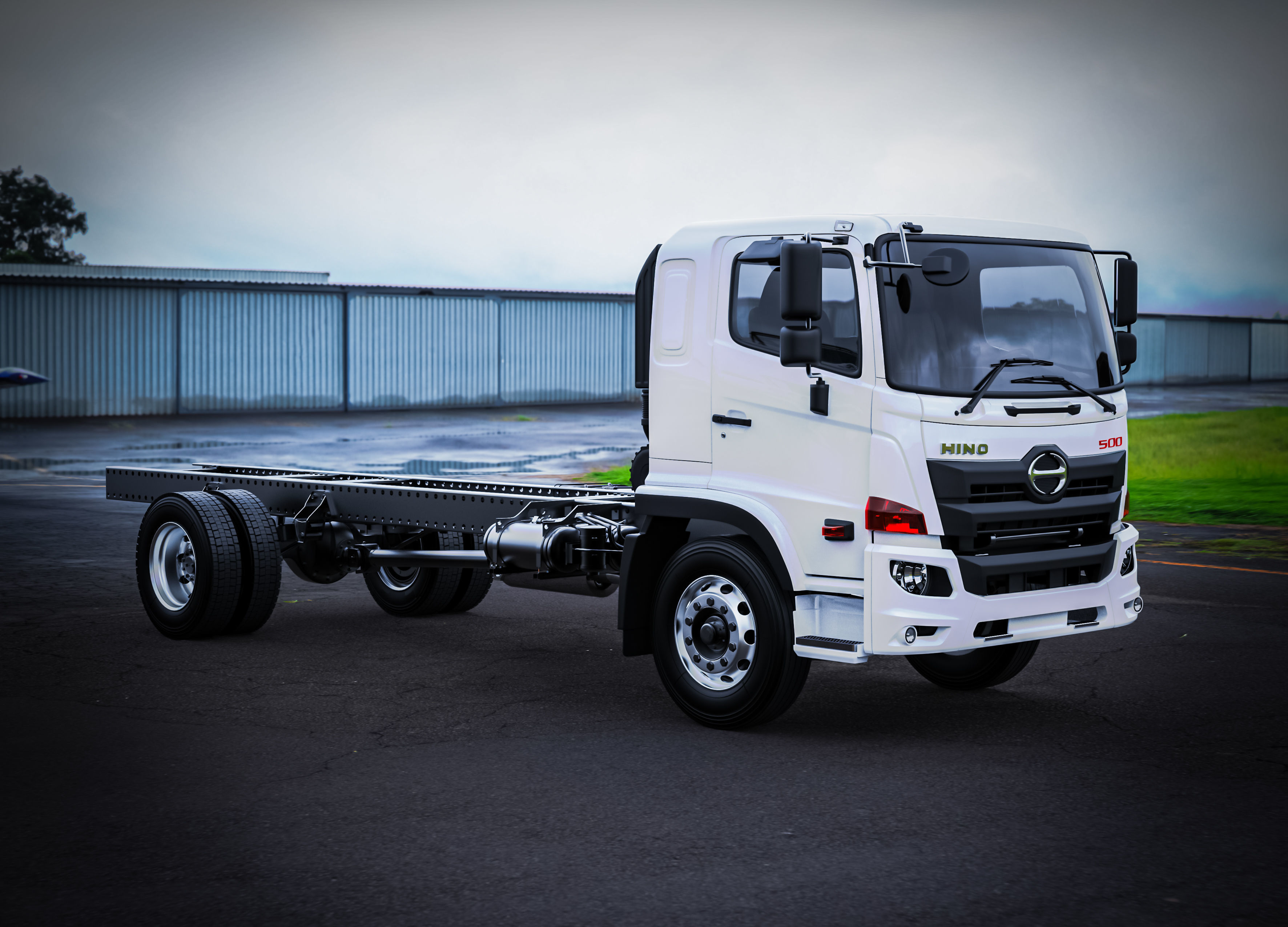 HINO 500 GH 2023 Chassis 3D model | CGTrader