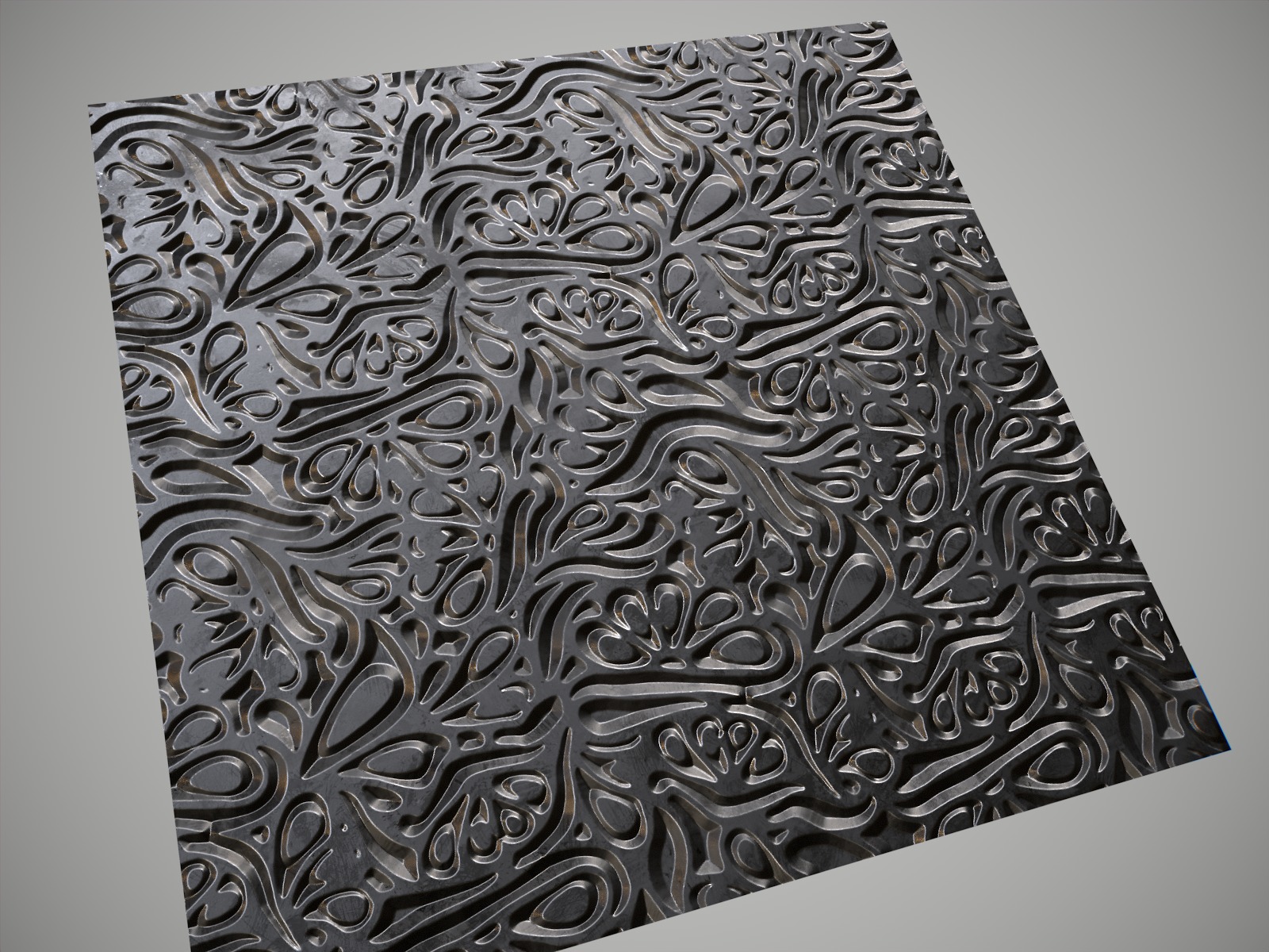 Metal with pattern pbr material free Texture | CGTrader