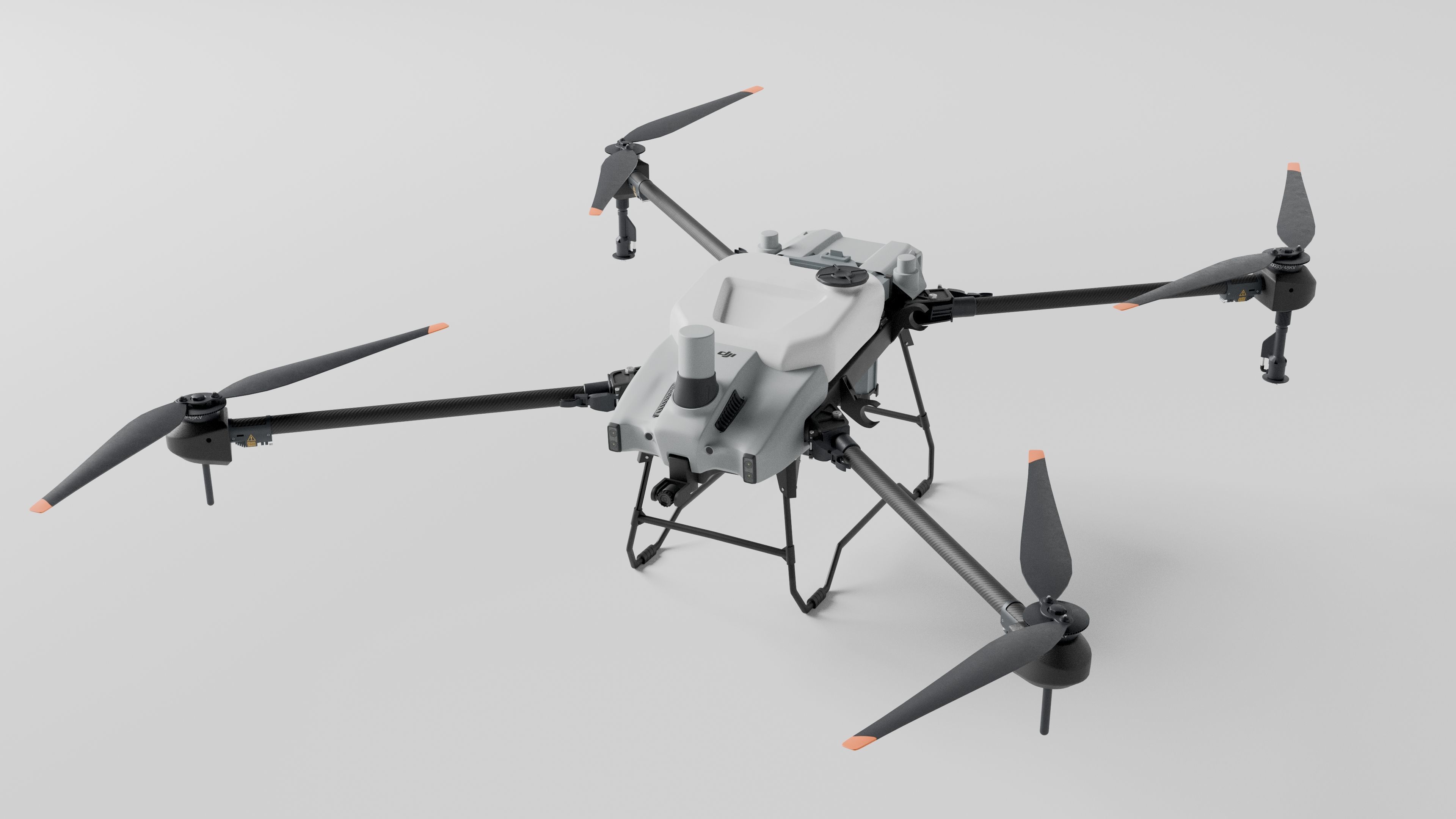 DJI Agras T20P 3D model rigged | CGTrader