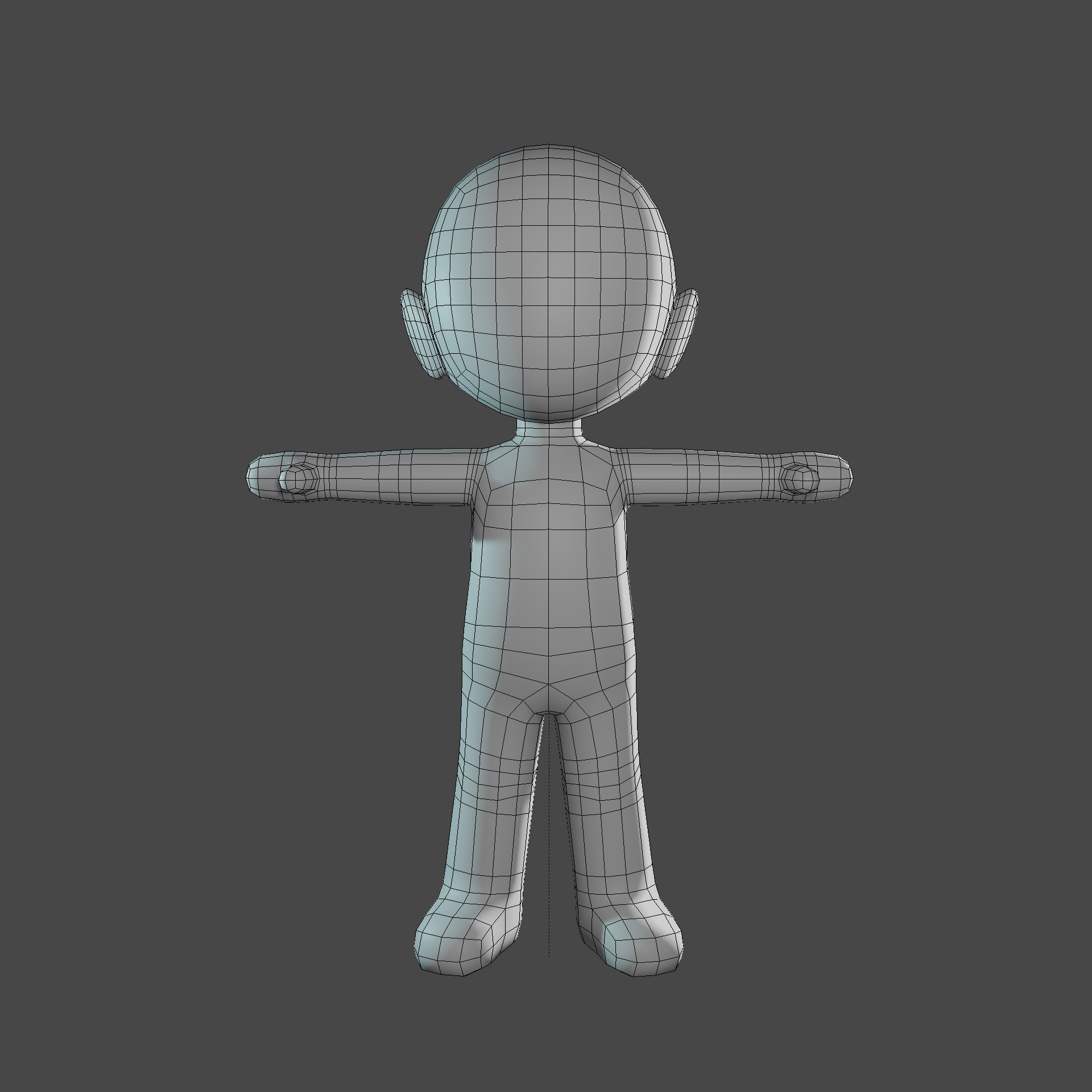 3D model Base Mesh Chibi Character VR / AR / low-poly | CGTrader
