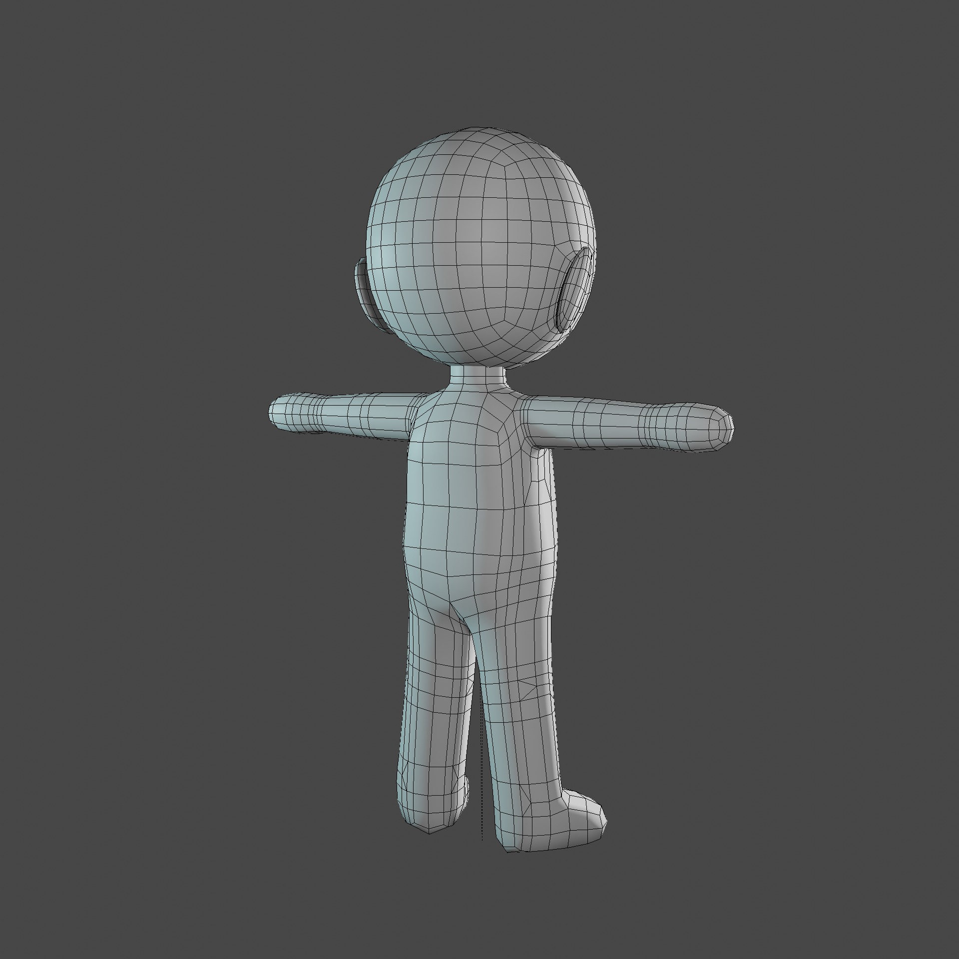 3D model Base Mesh Chibi Character VR / AR / low-poly | CGTrader