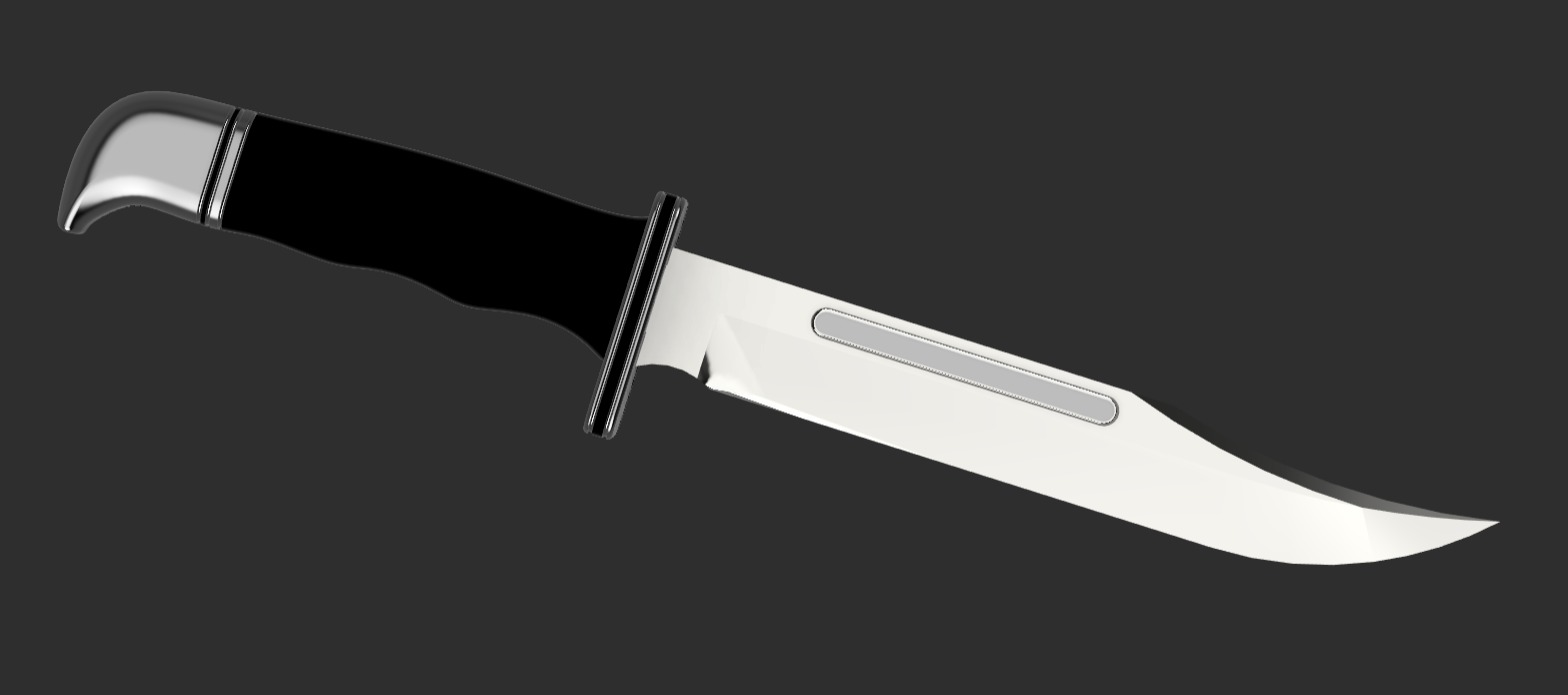 Scream movie - Ghostface knife 3D model 3D printable | CGTrader