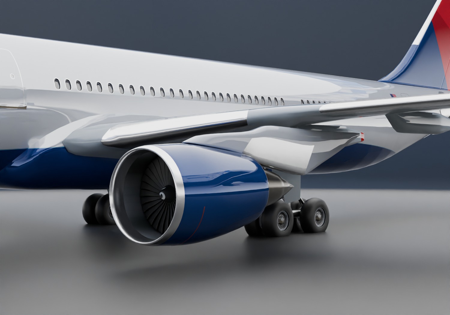 Airbus A330-300 Delta Airlines Livery 3D model | CGTrader