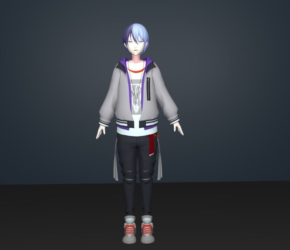 toya aoyagi 3D model animated rigged | CGTrader