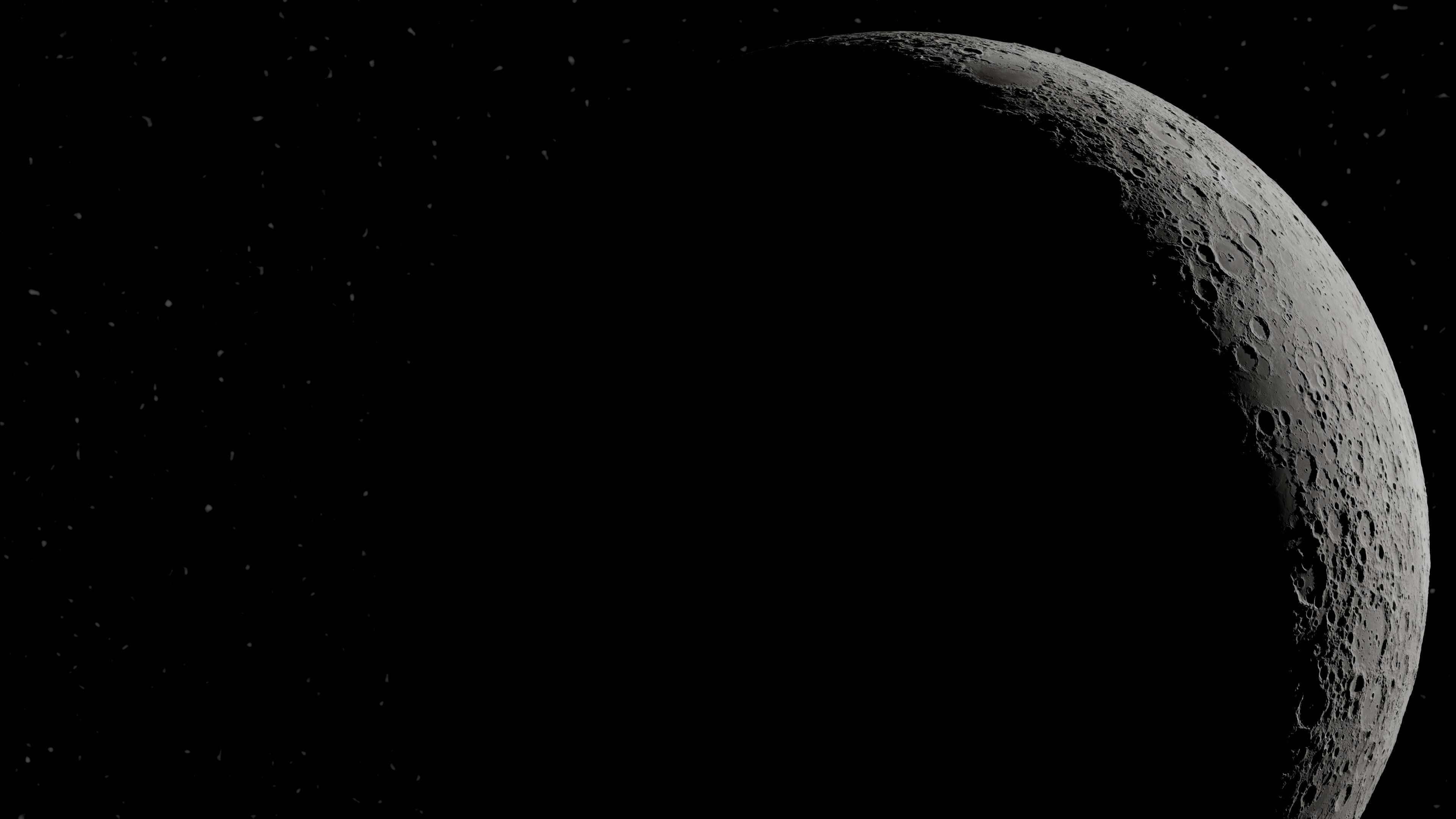 Moon High Res free 3D model animated | CGTrader