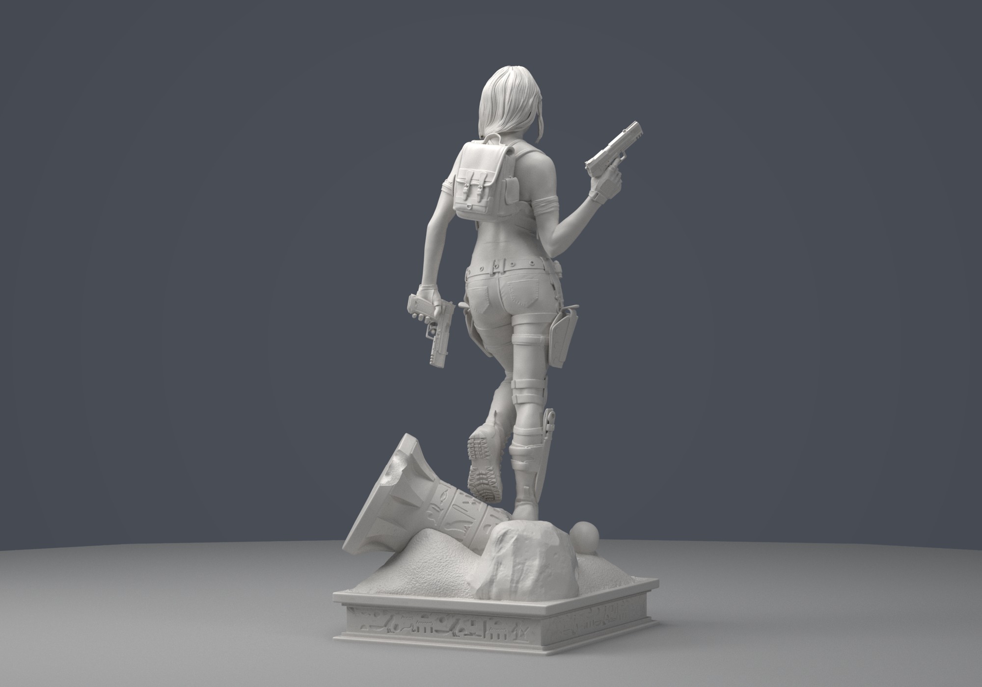 Lara croft tomb raider 3D Print Model 3D model 3D printable | CGTrader
