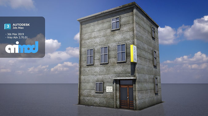 Japanese Style House 0006 3D model | CGTrader