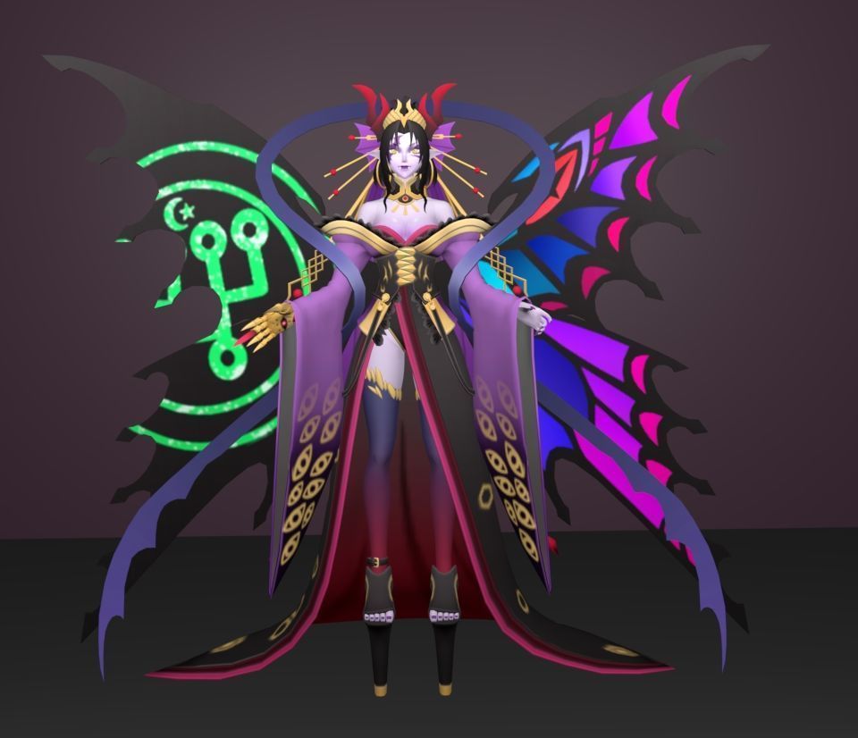 lilithmon x 3D model animated rigged | CGTrader