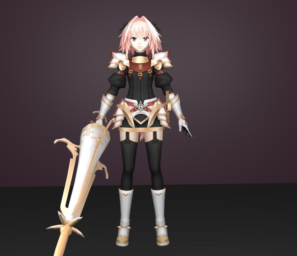astolfo 3D model animated rigged | CGTrader