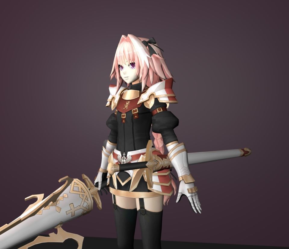 astolfo 3D model animated rigged | CGTrader