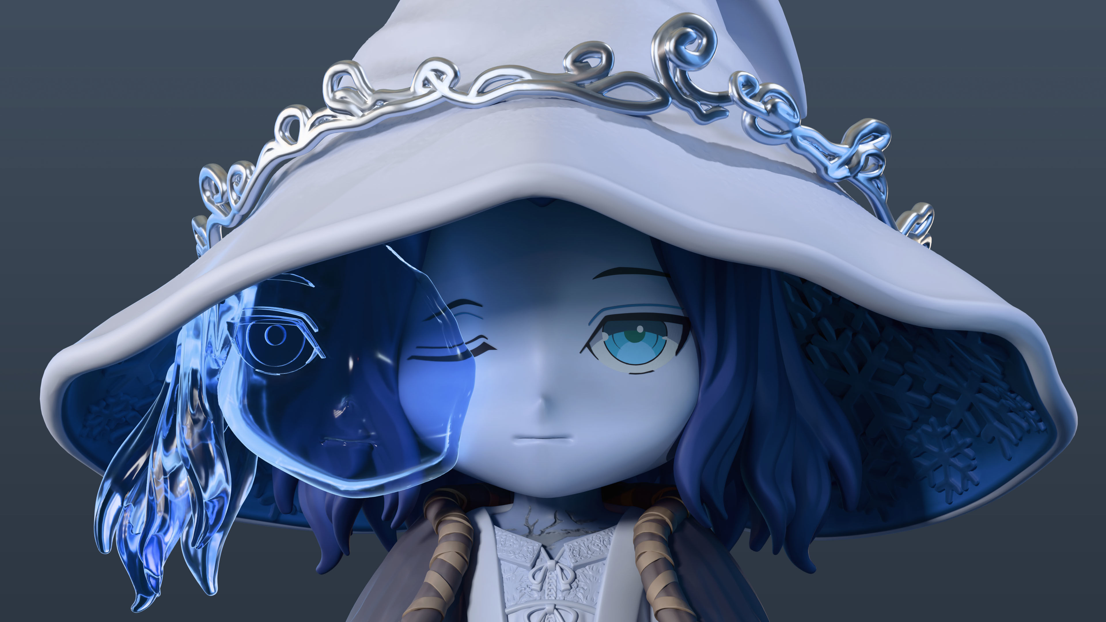 Ranni The Witch - Elden Ring 3d Print Figure 3D model 3D printable ...