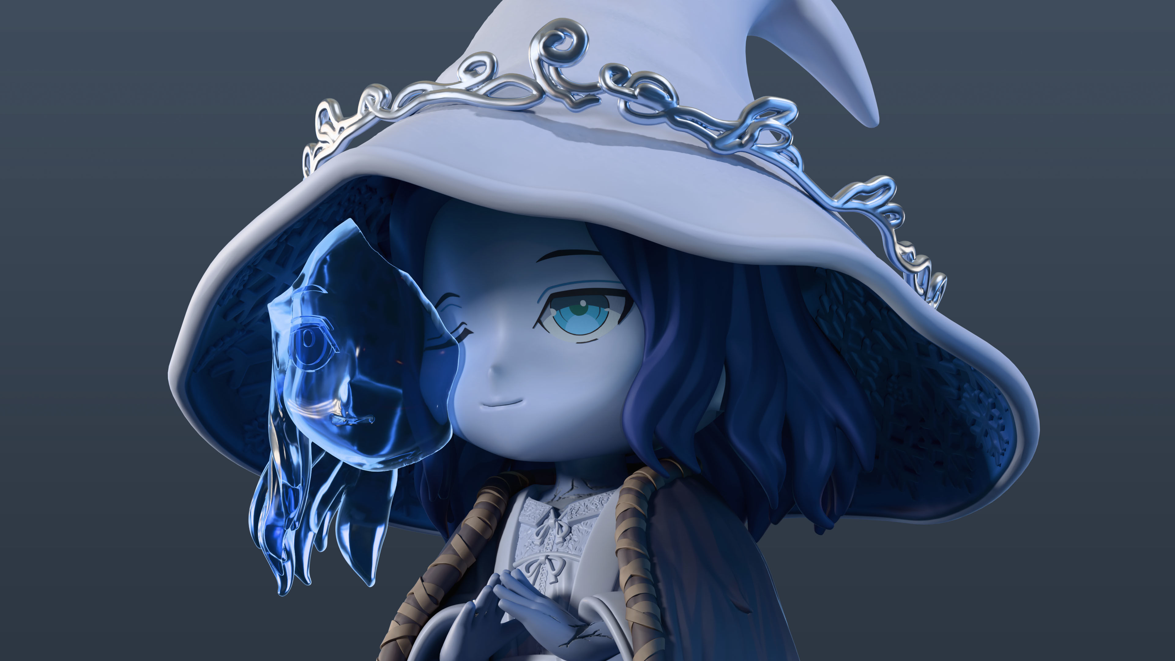 Ranni The Witch - Elden Ring 3d Print Figure 3D model 3D printable ...