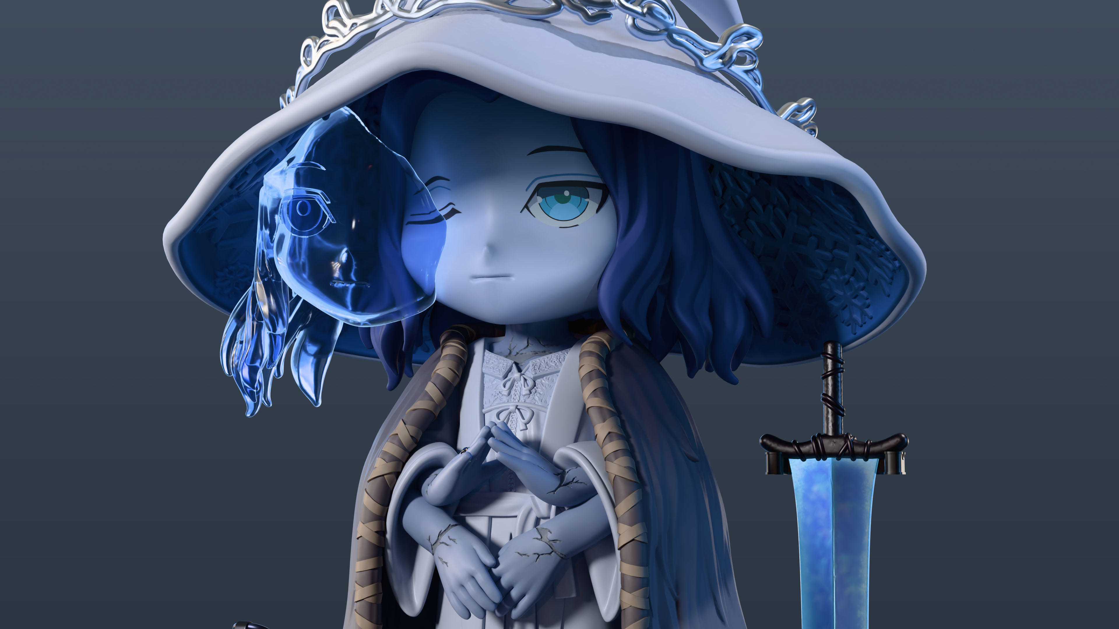 Ranni The Witch - Elden Ring 3d Print Figure 3D model 3D printable ...