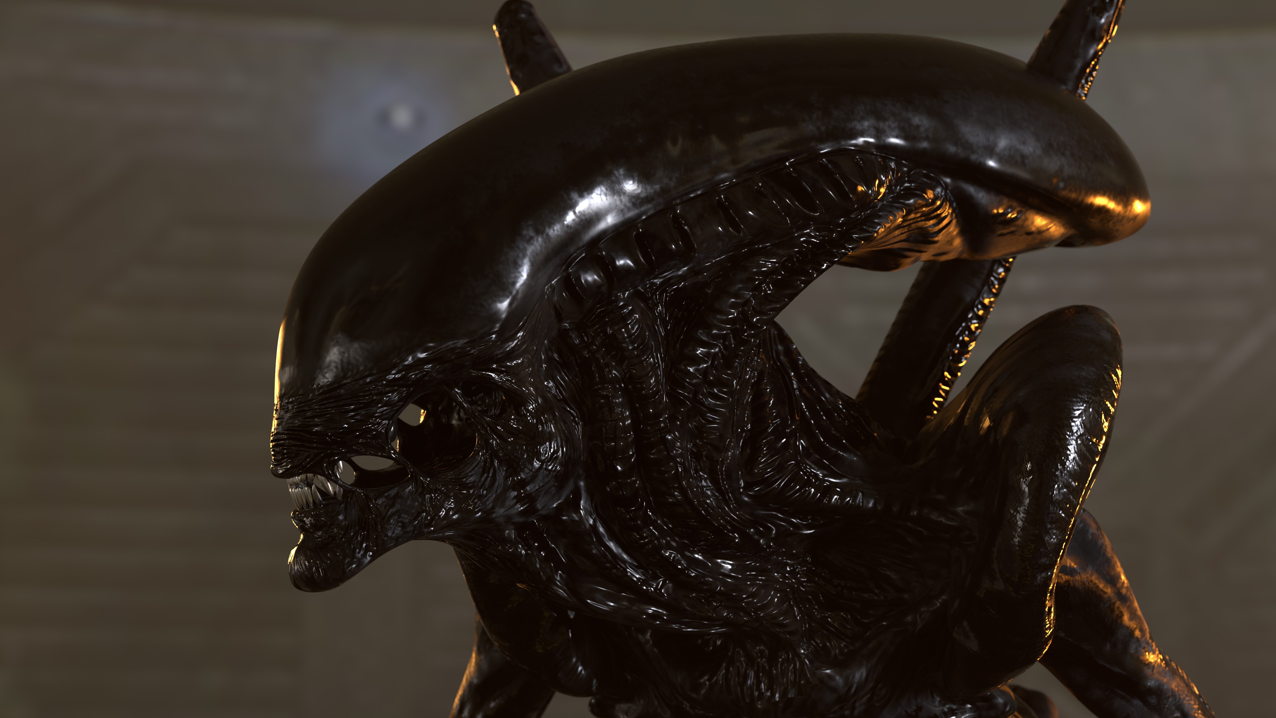 3D model XENOMORPH 3D MODEL VR / AR / low-poly | CGTrader