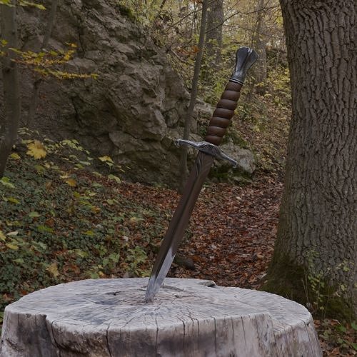 Dagger free 3D model 3D printable | CGTrader