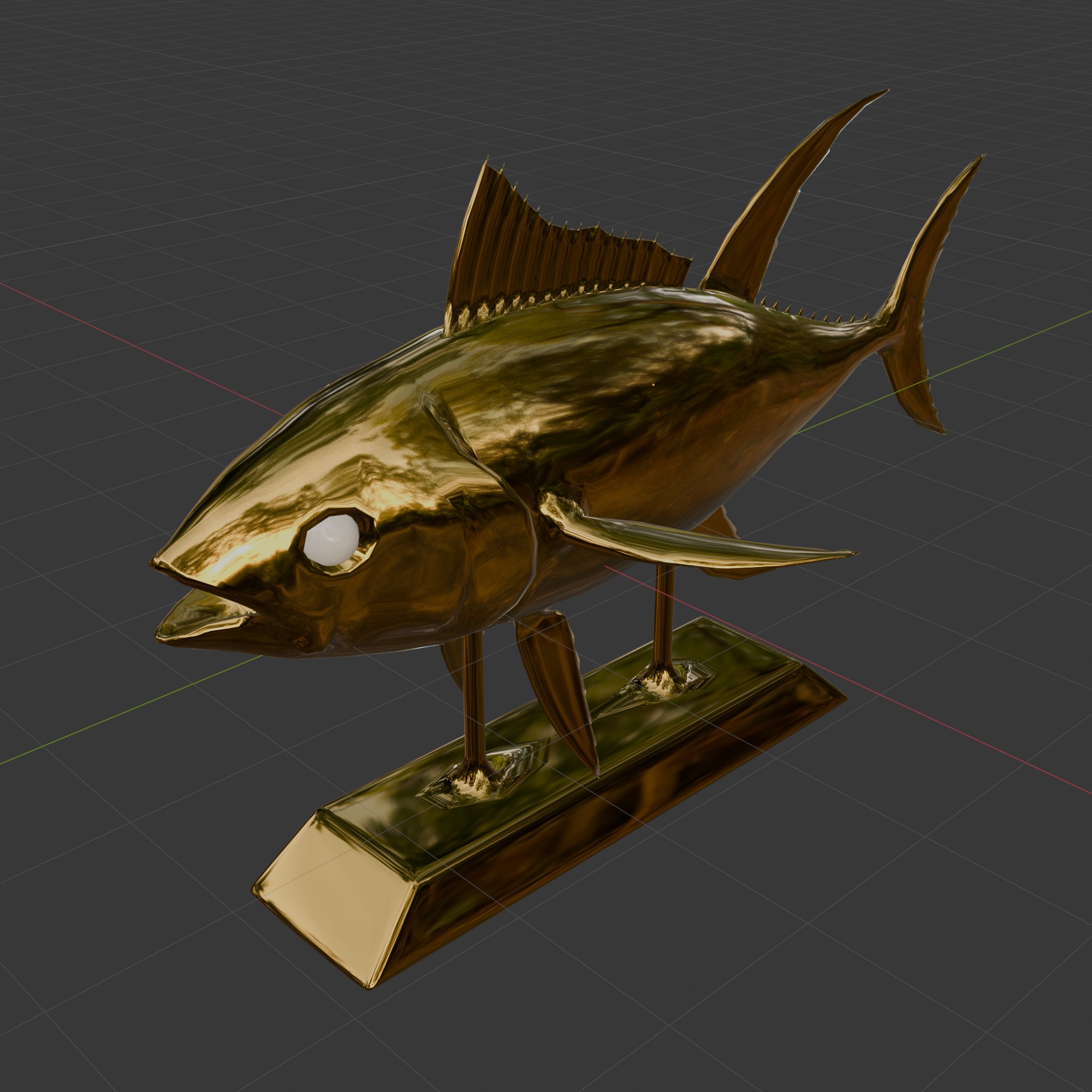 Fishing Trophy free 3D model 3D printable | CGTrader