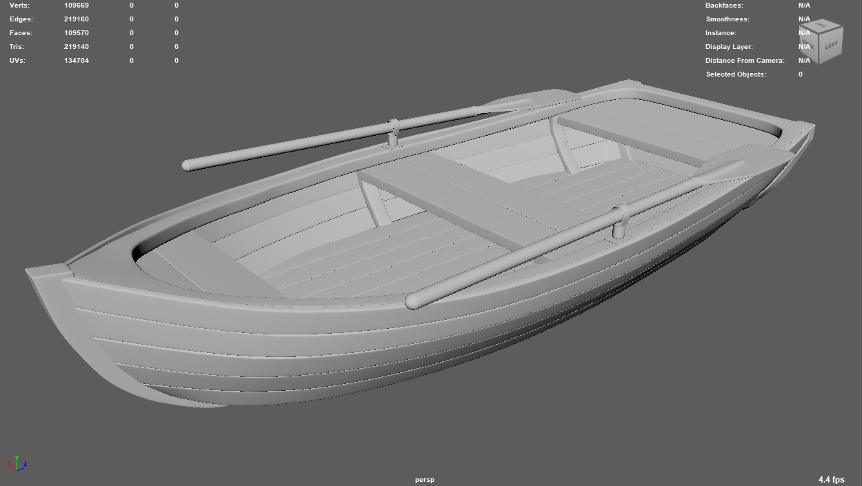 Small Boat free 3D model | CGTrader