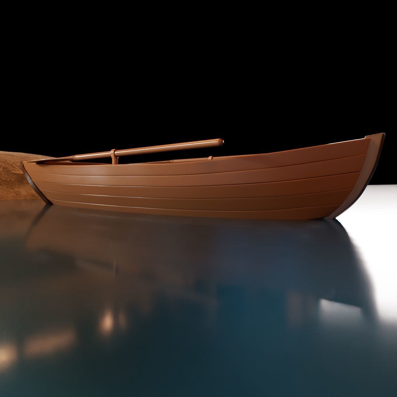 Small Boat free 3D model | CGTrader