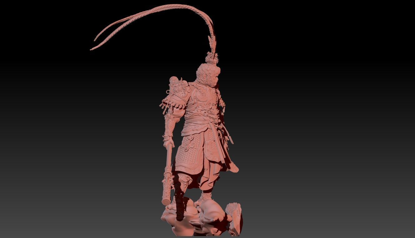 BLACK MYTH WUKONG STL 3D PRINT 3D model 3D printable | CGTrader