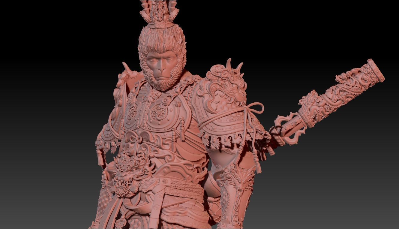 BLACK MYTH WUKONG STL 3D PRINT 3D model 3D printable | CGTrader