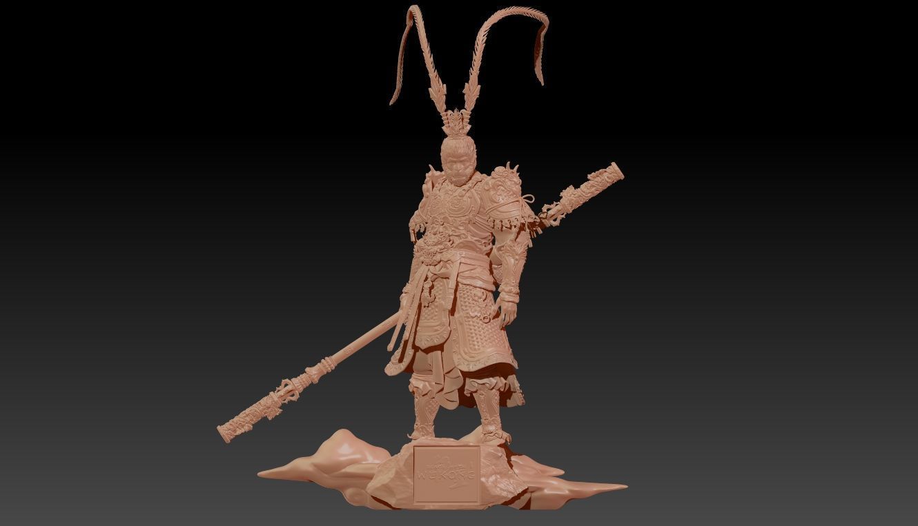 BLACK MYTH WUKONG STL 3D PRINT 3D model 3D printable | CGTrader