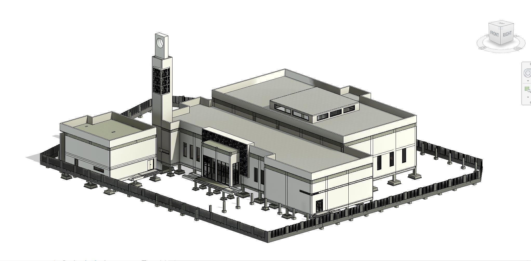 3D model Revit mosque modern design VR / AR / low-poly | CGTrader