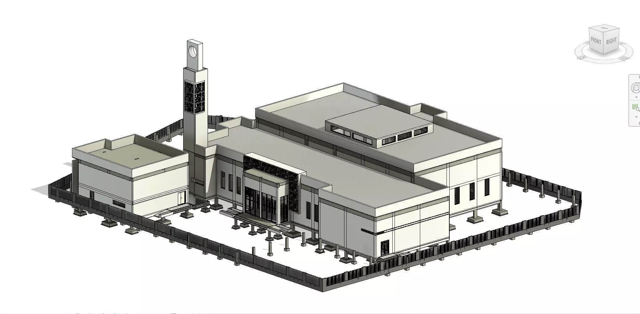 3D model Revit mosque modern design VR / AR / low-poly | CGTrader