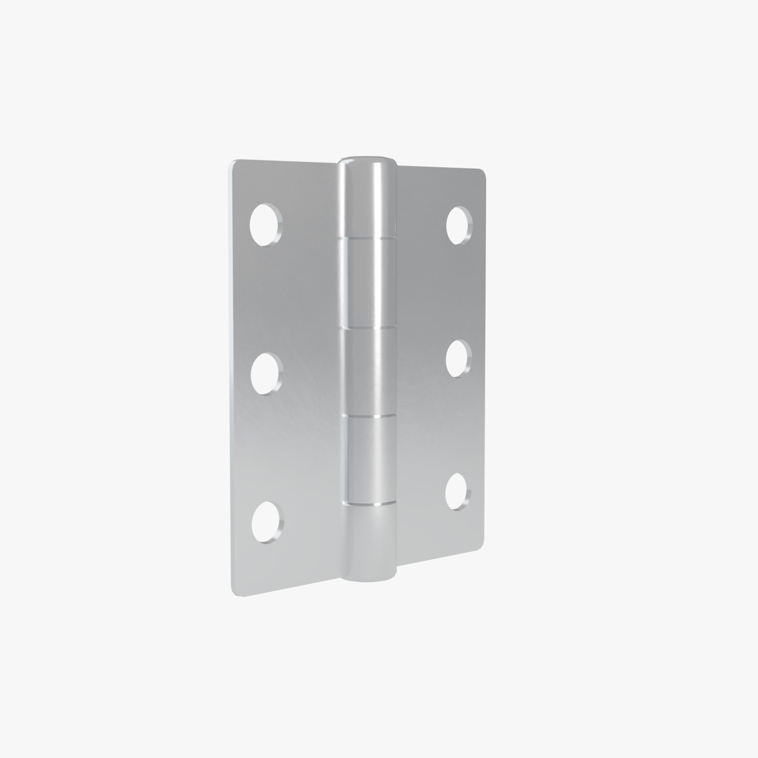 RELIABILT Door Hinge - Silver Mortise Interior and Exterior free 3D ...