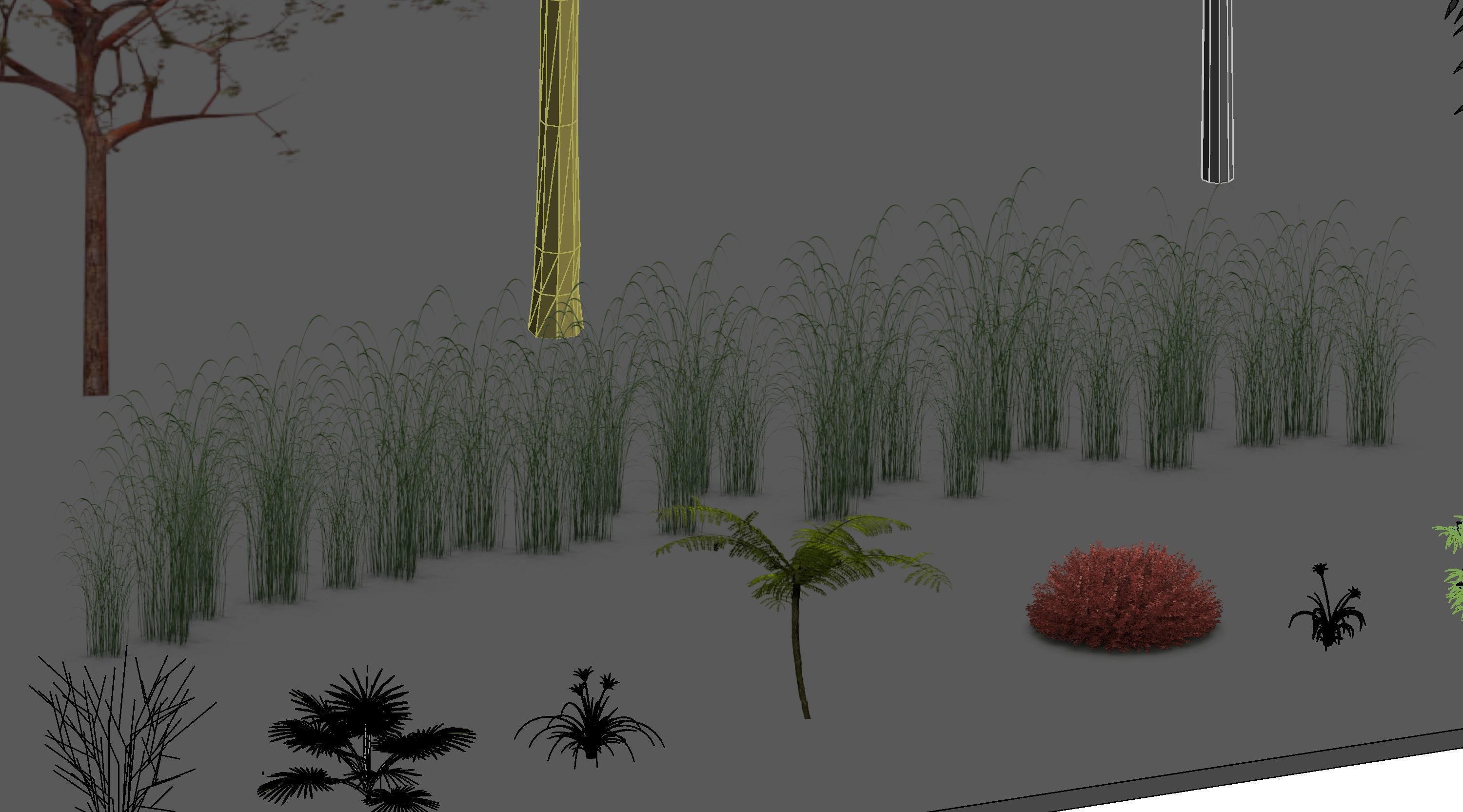 Tree Outdoor Landscape Revit Family 3D model | CGTrader