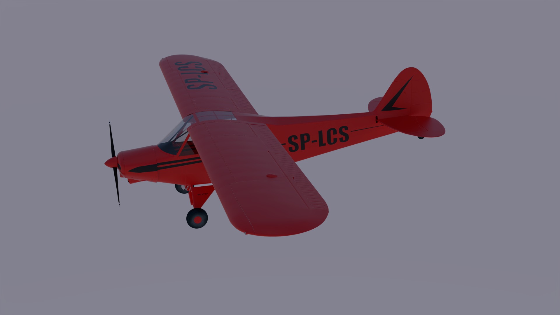 3D plane Model made in Blender free 3D model | CGTrader