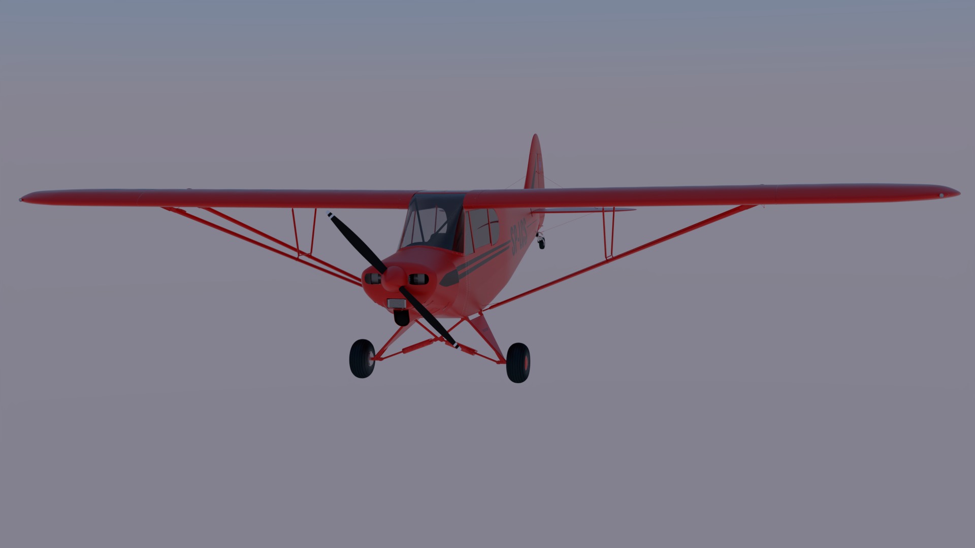 3D plane Model made in Blender free 3D model | CGTrader