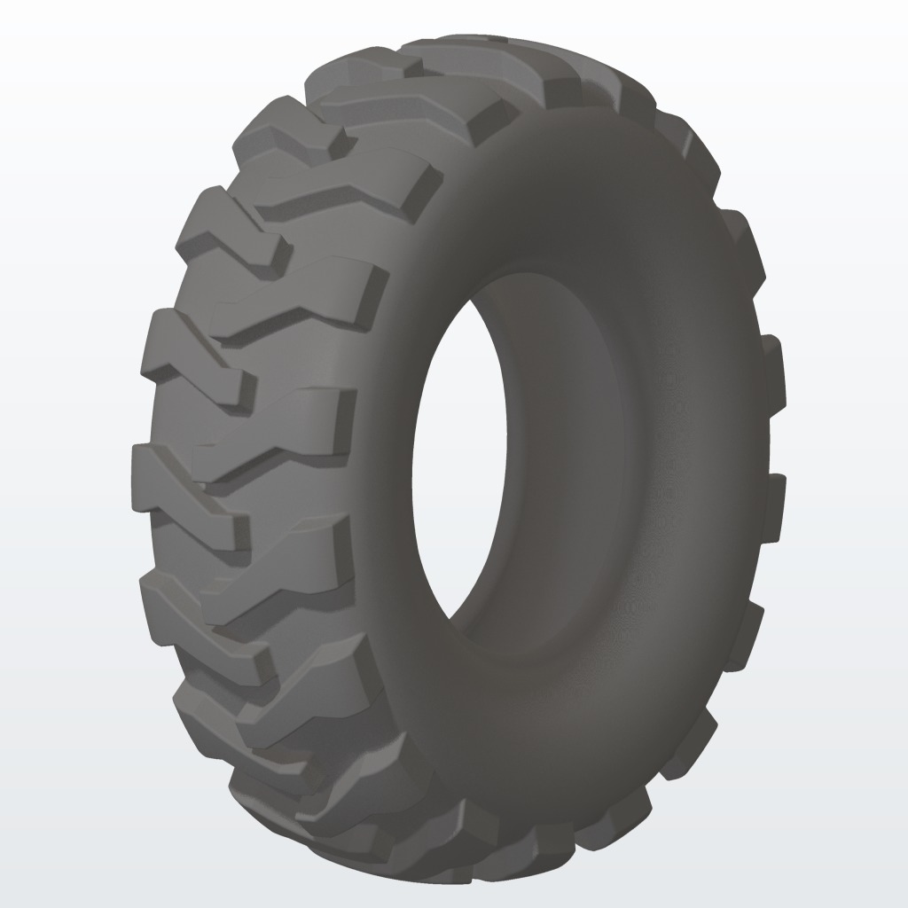 Farming Tractor Tyre 3D model 3D printable | CGTrader