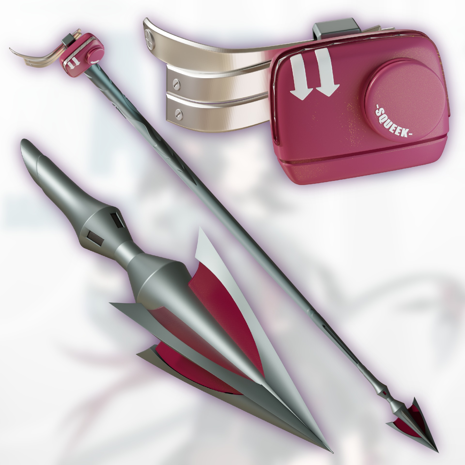 Jane Doe Tail Accessories bag ZZZ Zenseless Zone Zero cosplay 3D model 3D printable | CGTrader