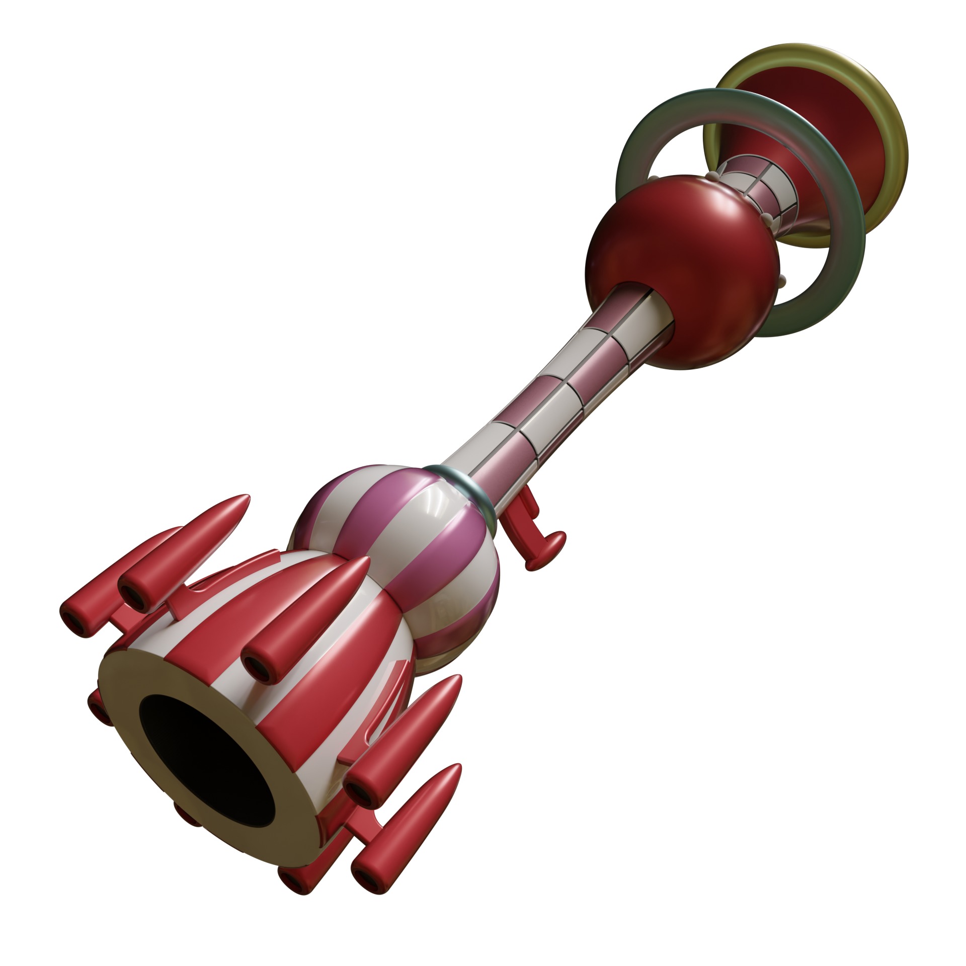 one piece bubble gun Egghead cosplay 3D model 3D printable | CGTrader