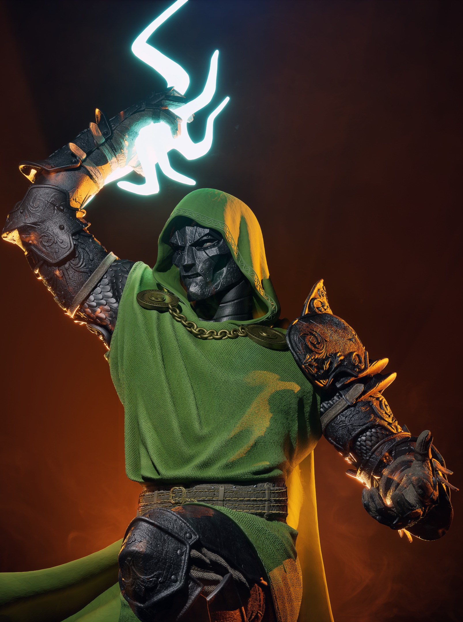 Dr doom statue 3D model 3D printable | CGTrader